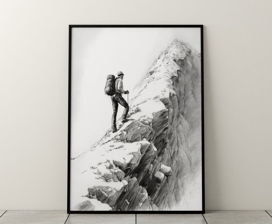 Digital Artwork the Ascent / Printable Wall Art / Digital Download ...