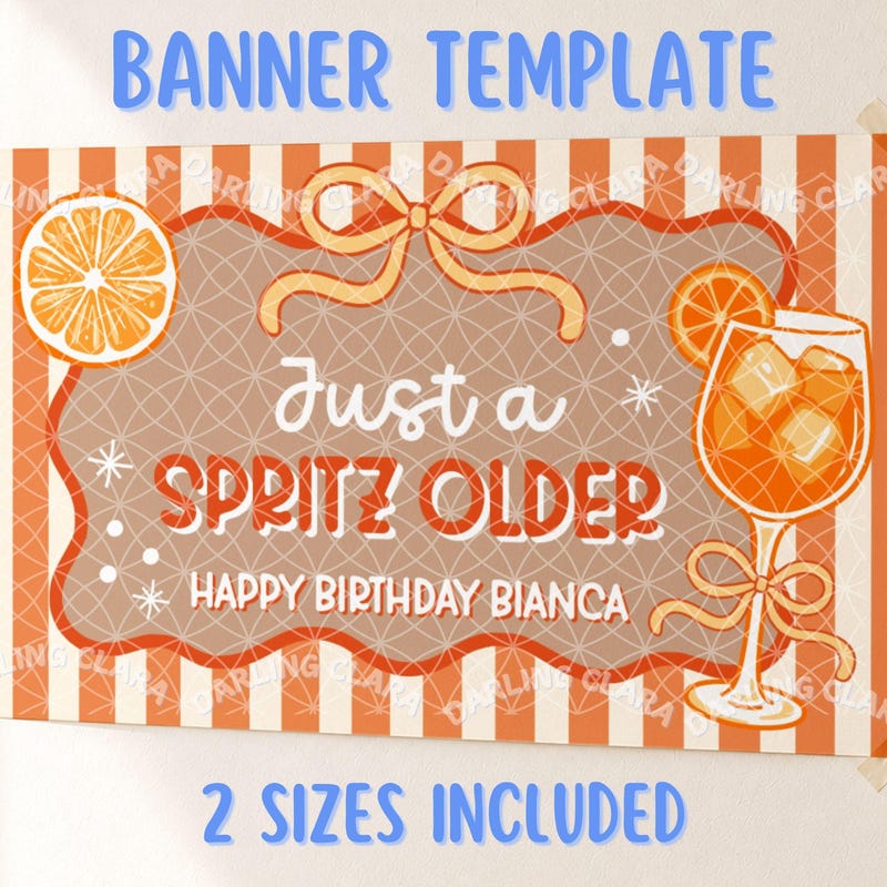 Spritz Older Themed Party - Etsy