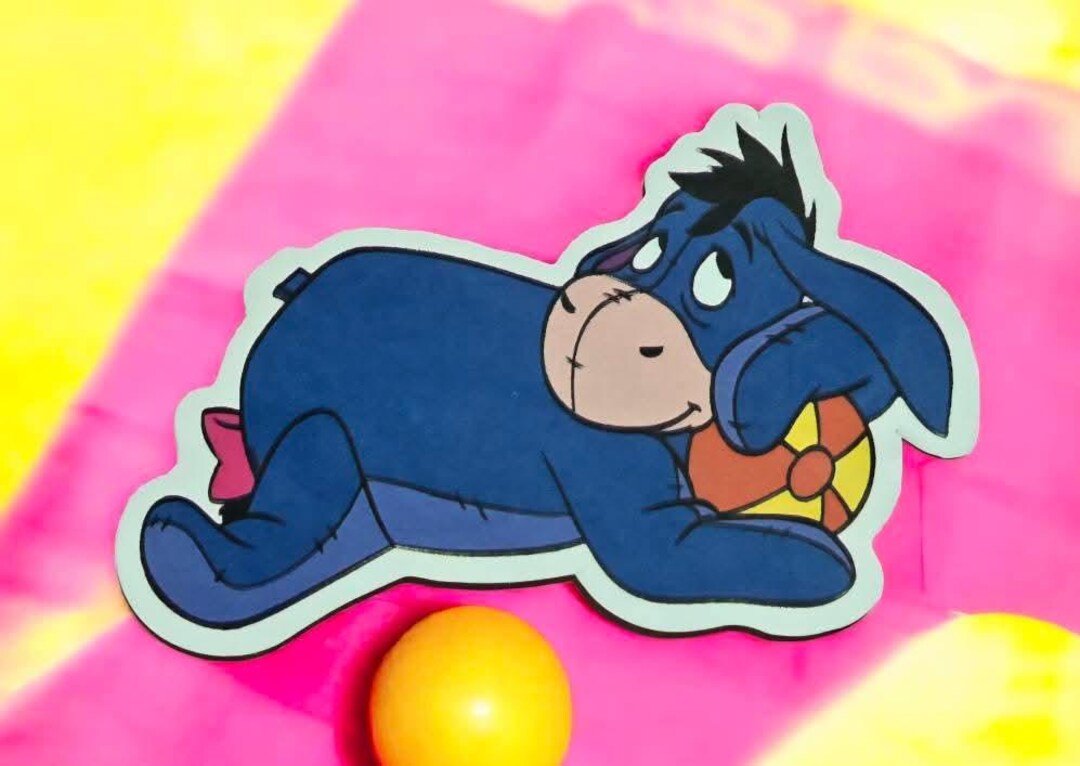 Eeyore Waterproof Vinyl Sticker, Clearance Sale!!! - Etsy