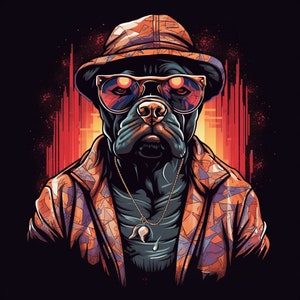 Gangster Dogs T-shirt Design Bundle 160 Cool Dog Themed Designs, High ...