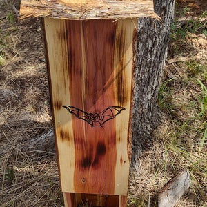 Bat House, Mexican Freetail Bat House, Cedar Wood Bat House, Bat Box ...