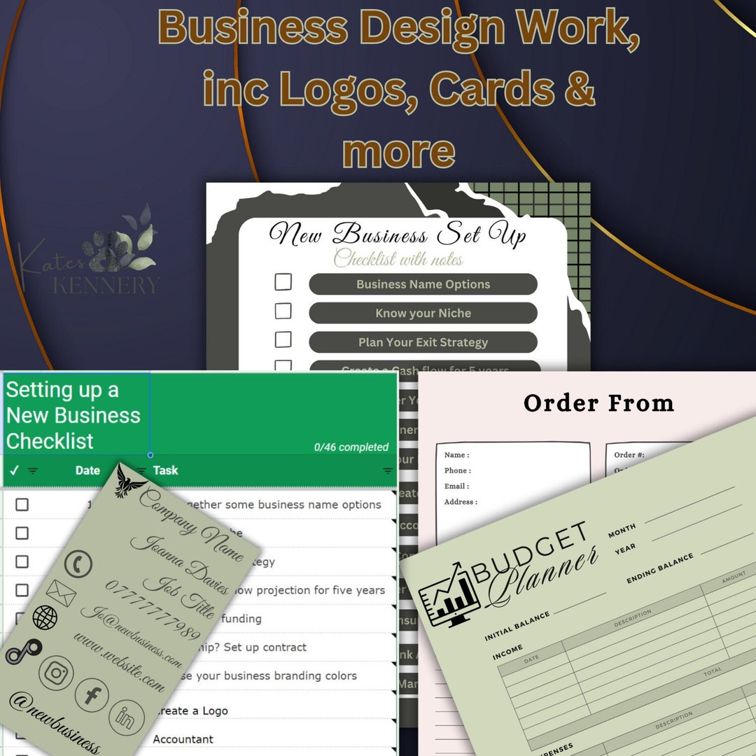 Custom Business Designs Logos Branding Paperwork and More - Etsy