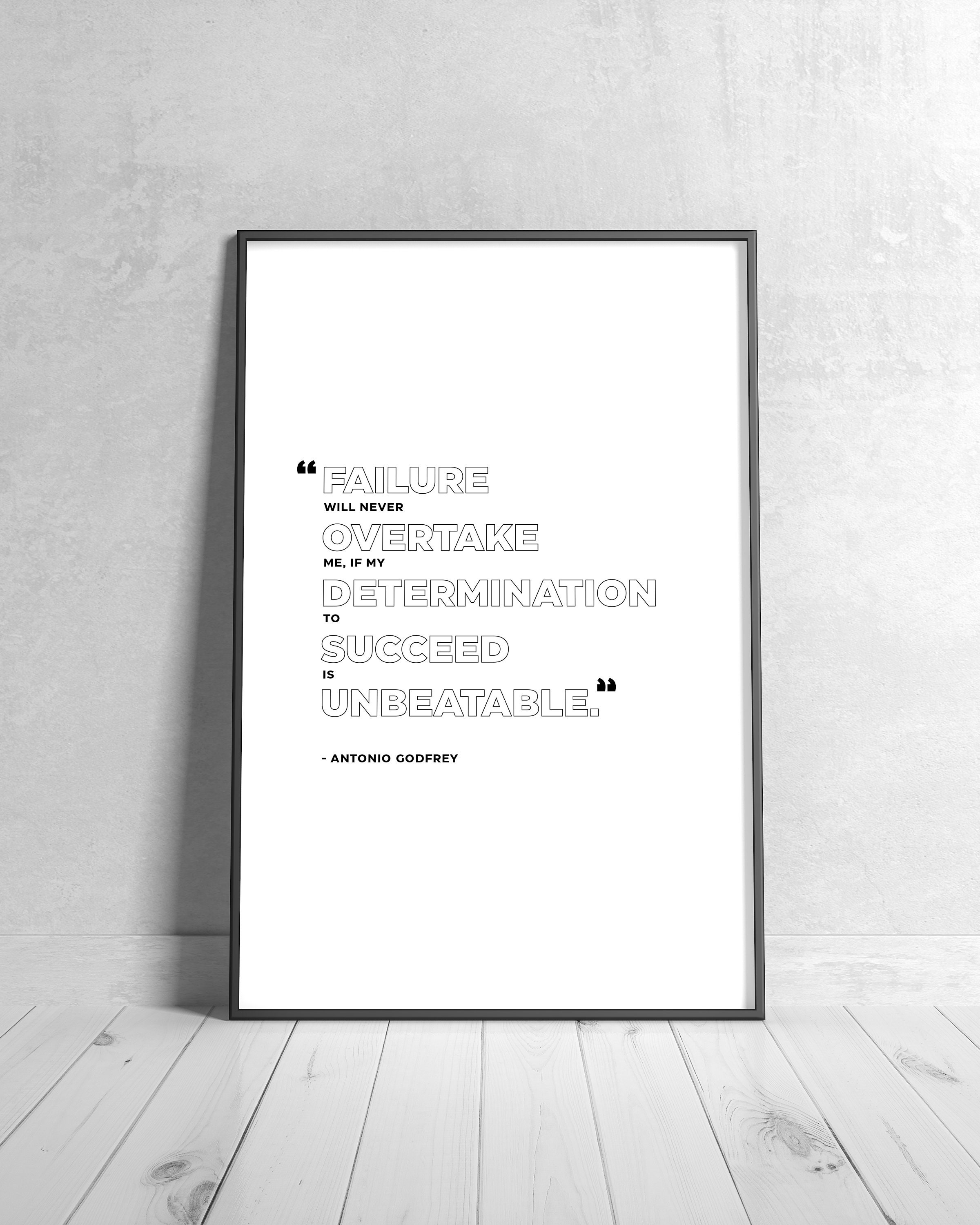 Failure Poster, Inspirational Art, Wall Art, Motivational Poster ...