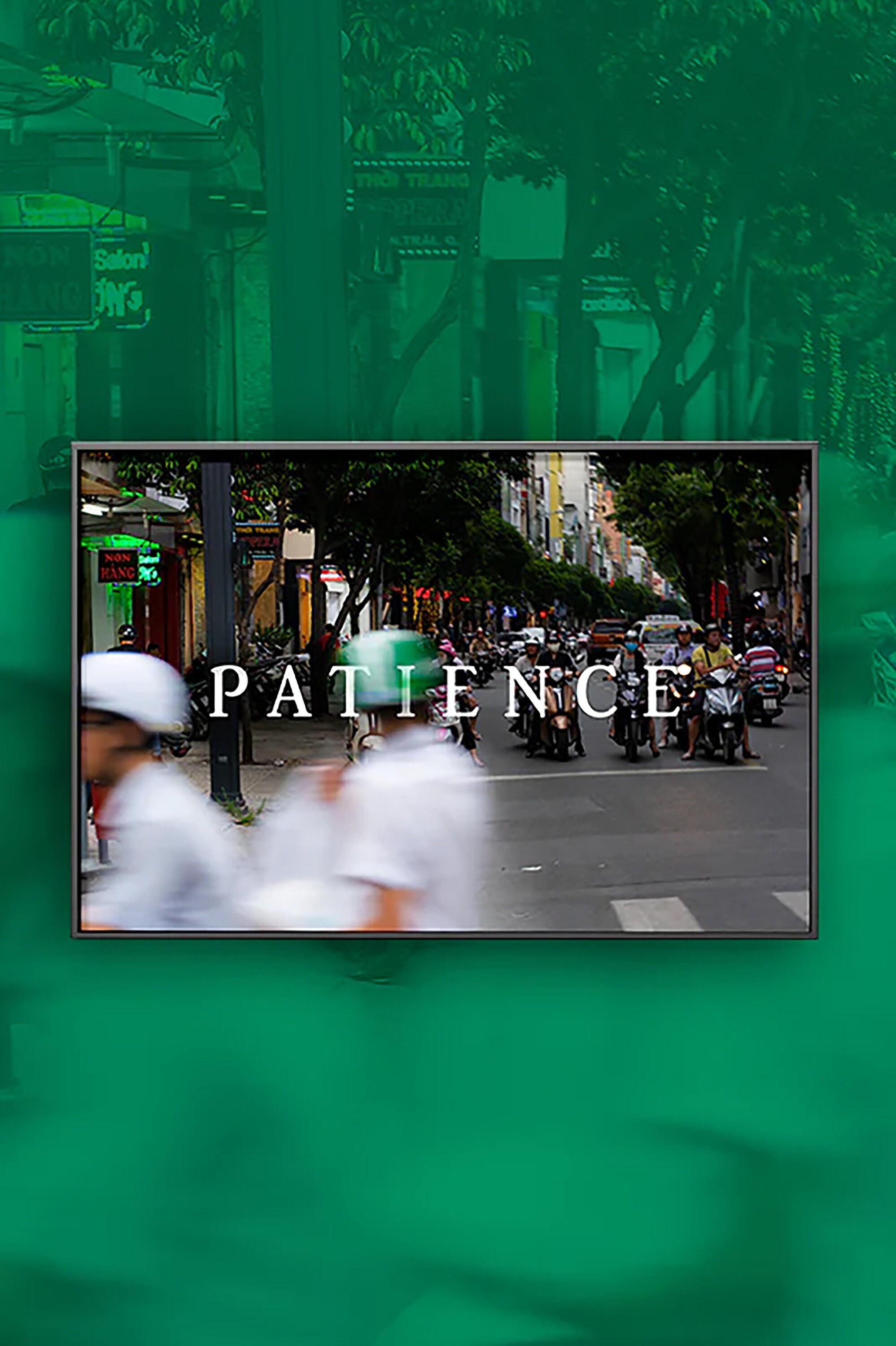 Patience Saigon Poster, Inspirational Art, Wall Art, Motivational ...
