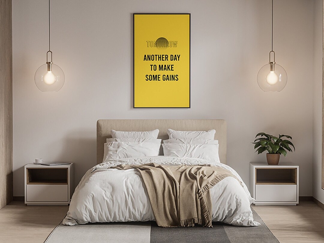 Tomorrow Another Day Poster, Inspirational Art, Wall Art, Motivational ...