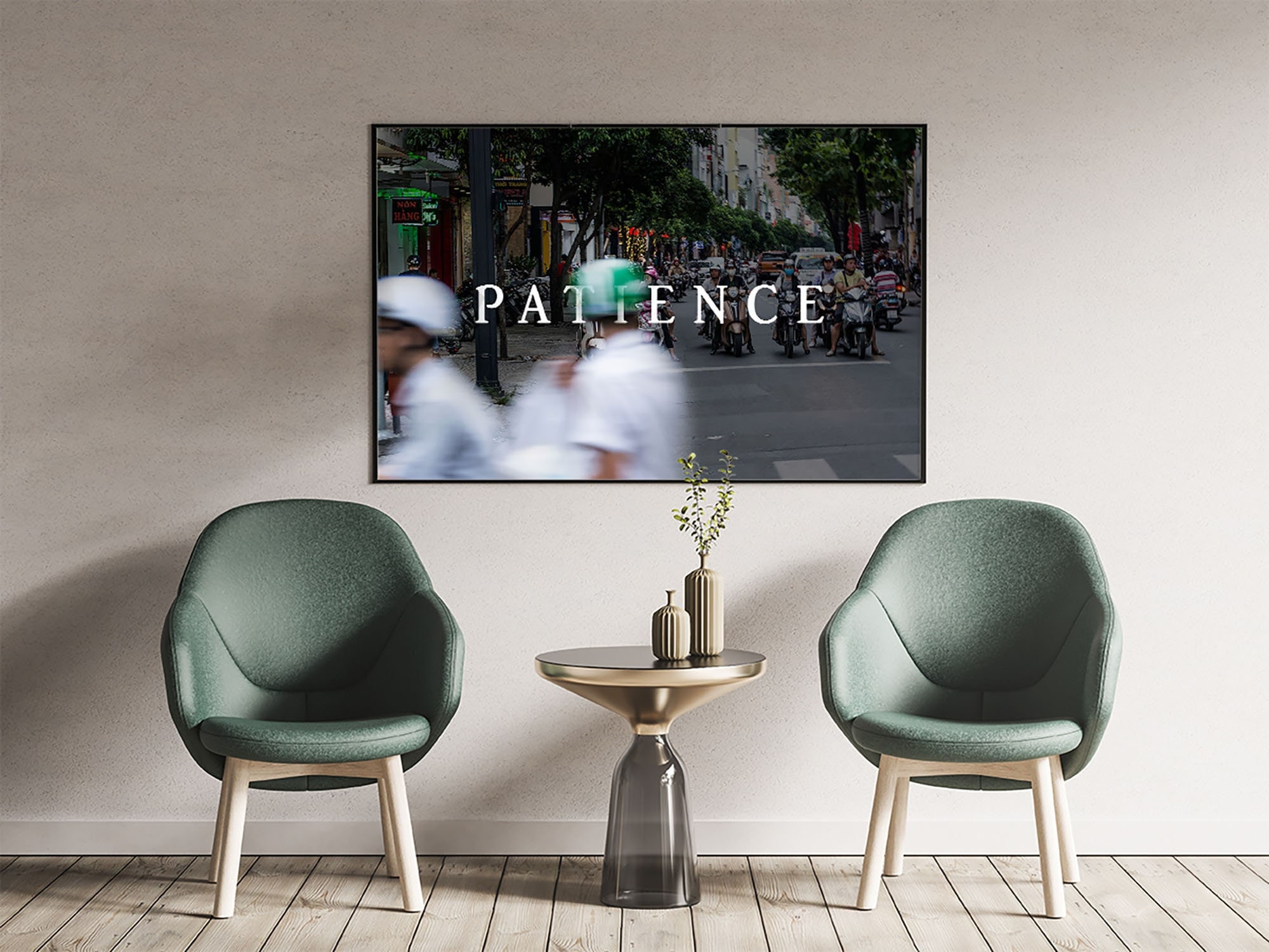 Patience Saigon Poster, Inspirational Art, Wall Art, Motivational ...