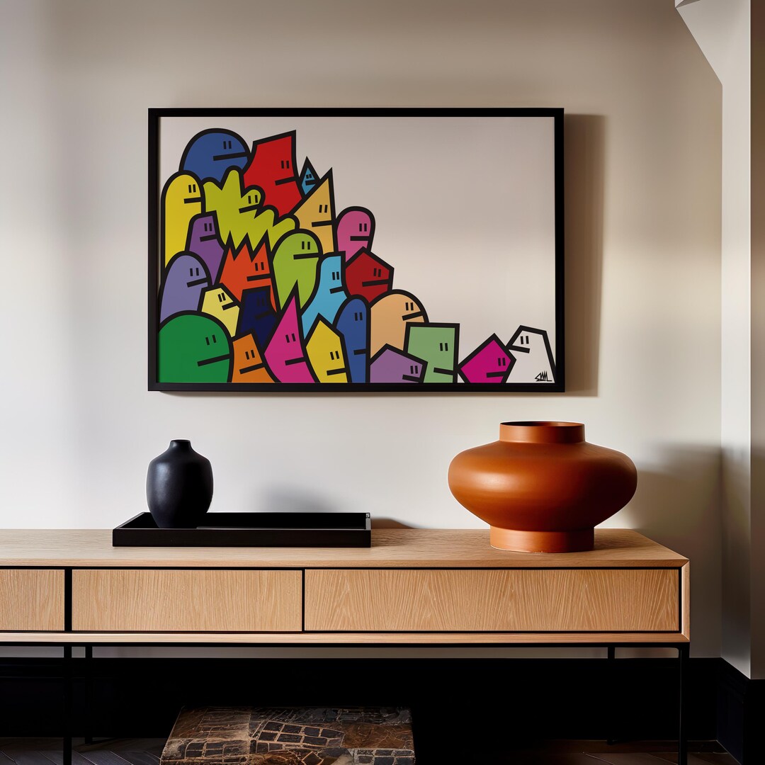 Who is the Odd One Out?, Cute Drawing, Framed Art, Framed Print, Framed ...