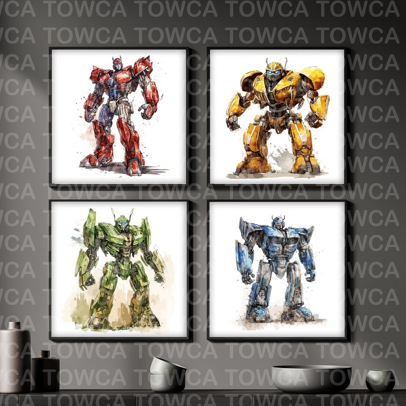 Transformers Clip Art - Etsy