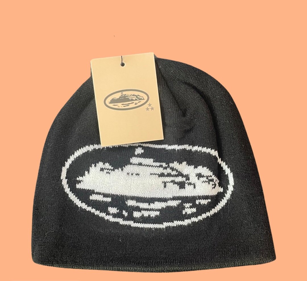 Corteiz CRTZ Alcatraz Skully Beanie Black - Etsy