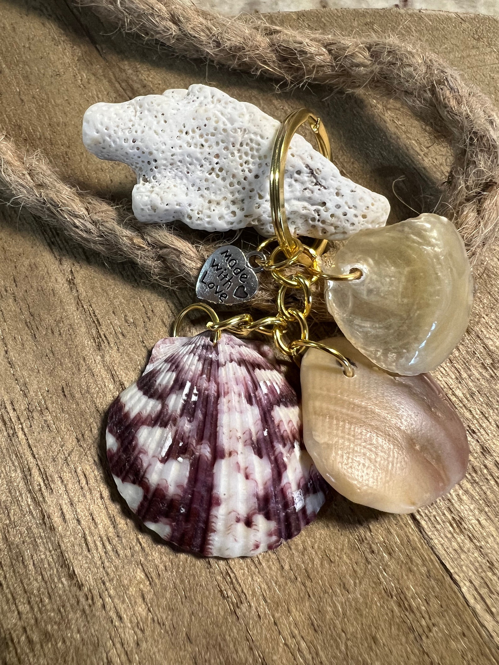 Seashell Keychains With a Cause - Etsy