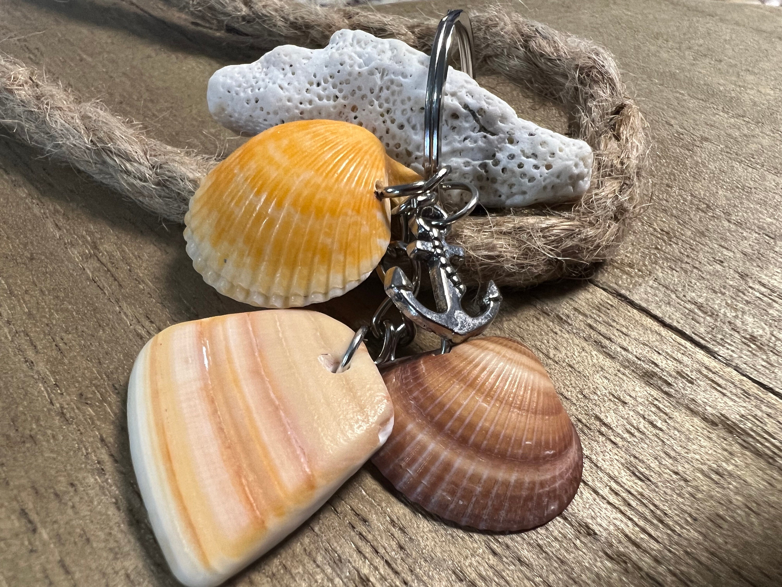 Seashell Keychains With a Cause - Etsy