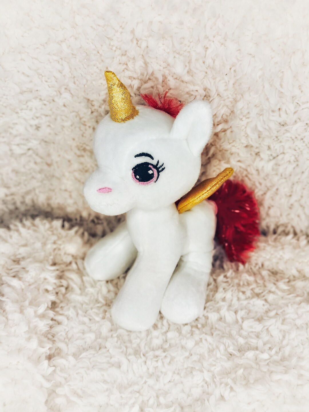 Sabrina the Unicorn Teddy Bear, Plush Toy, Plushies, Anxiety Toy, Adopt ...