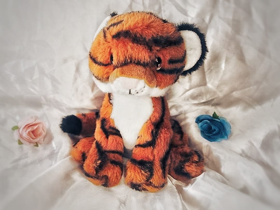 Tina the Tiger Teddy Bear, Plush Toy, Plushies, Anxiety Toy, Adopt A ...
