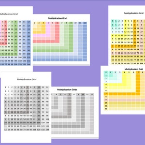 Maths Multiplication Bundle, Bingo Game, Times Table Flashcards, 6 ...