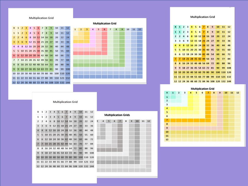 Maths Multiplication Bundle, Bingo Game, Times Table Flashcards, 6 ...