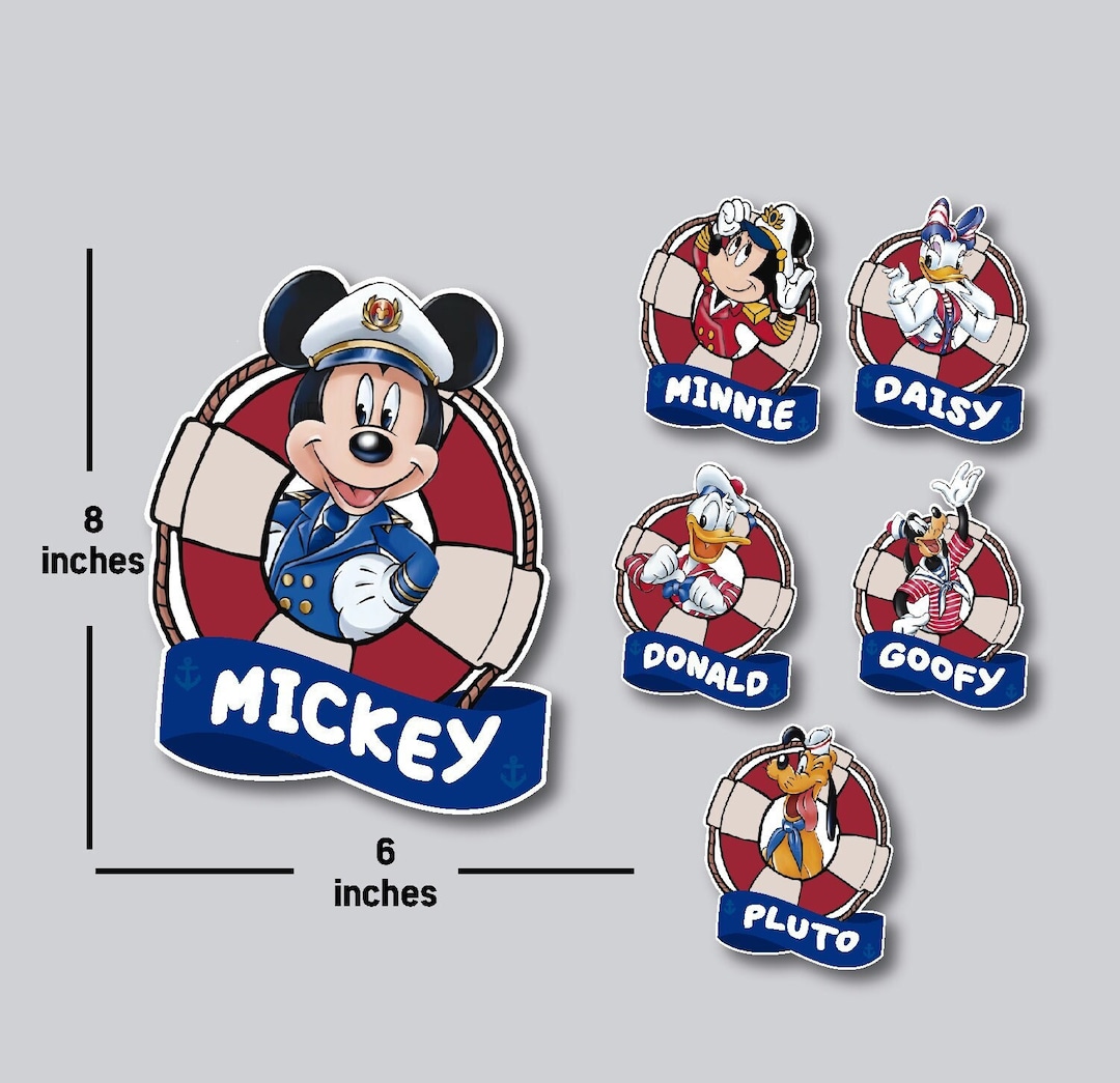 Live Savers Mickey and Friends Cruise Magnets, Personalized Magnets ...