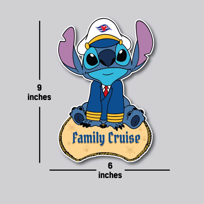 Stitch Family Cruise Magnets, Family Cruise Magnet, Cruise Door Magnet ...