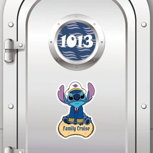 Stitch Family Cruise Magnets, Family Cruise Magnet, Cruise Door Magnet ...