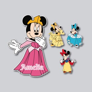 Cruise Magnet, Minnie Princess, Cinderella, Snow White, Belle, Aurora ...