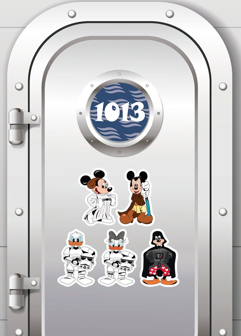 Cruise Magnets Decor, Halloween Magnets, Mickey and Friends ...