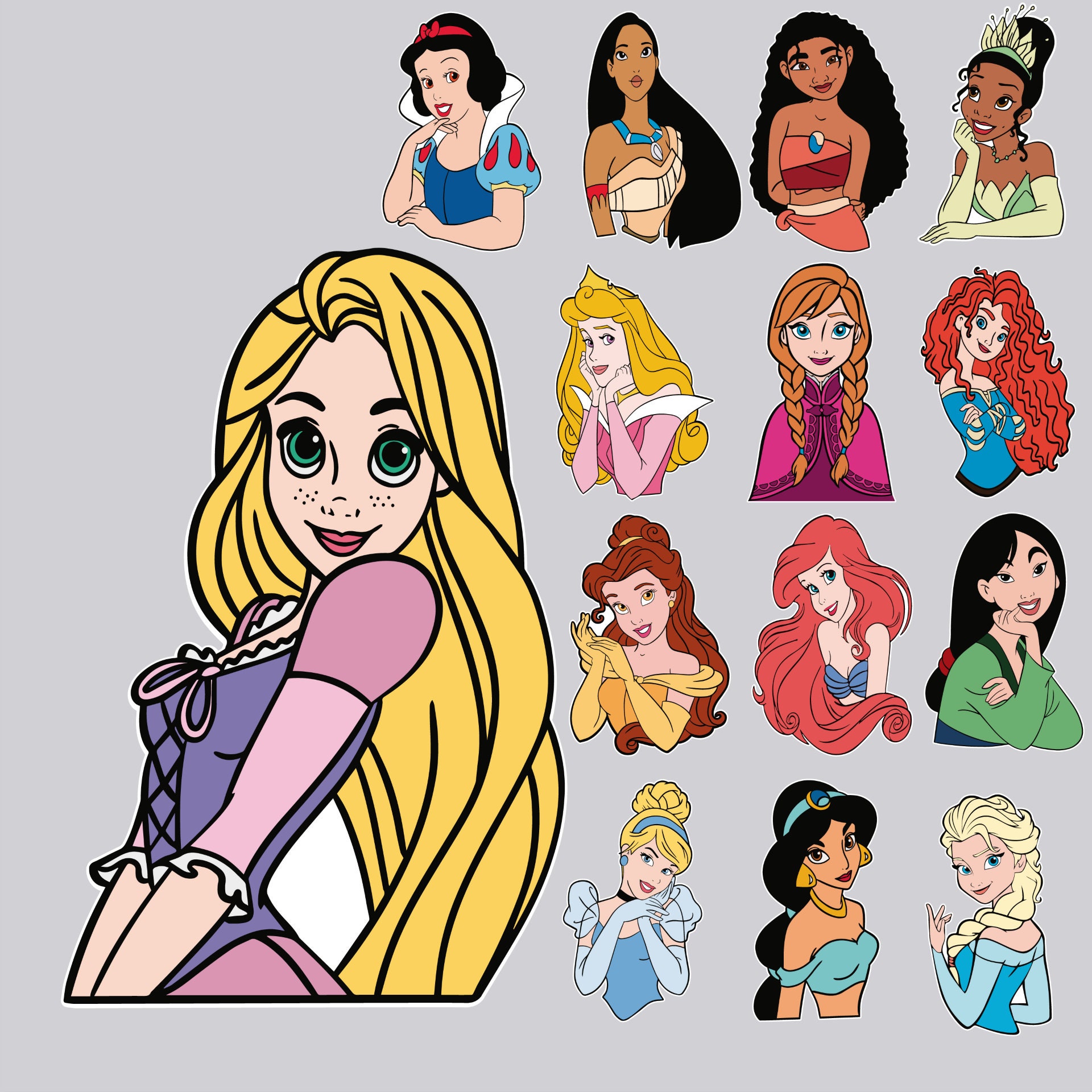 Cruise Magnet Decor, Princess Cinderella, Ariel, Elsa, Tiana, Snow ...
