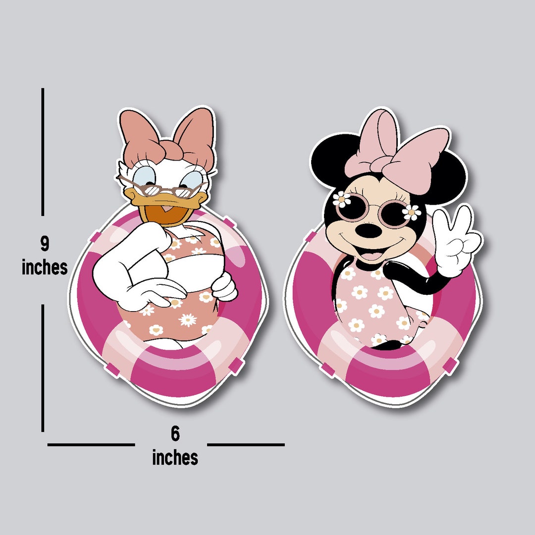 Minnie and Daisy Cruise Magnet Decor, Girl Friends Cruise, Door Magnet ...