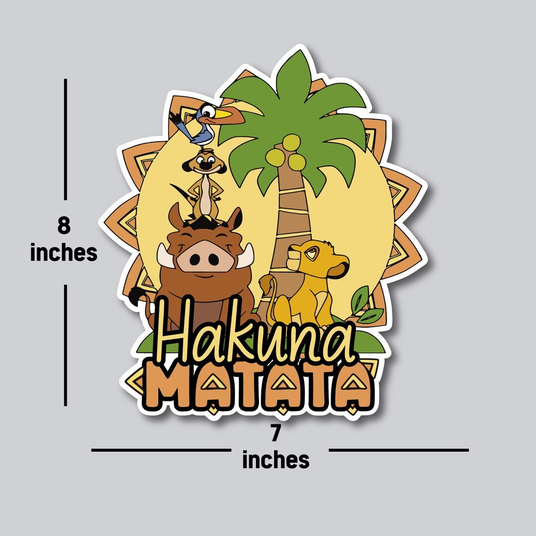 Lion King Cruise Door Magnet, Hakuna Matata Magnet, Cruise Door Magnets ...