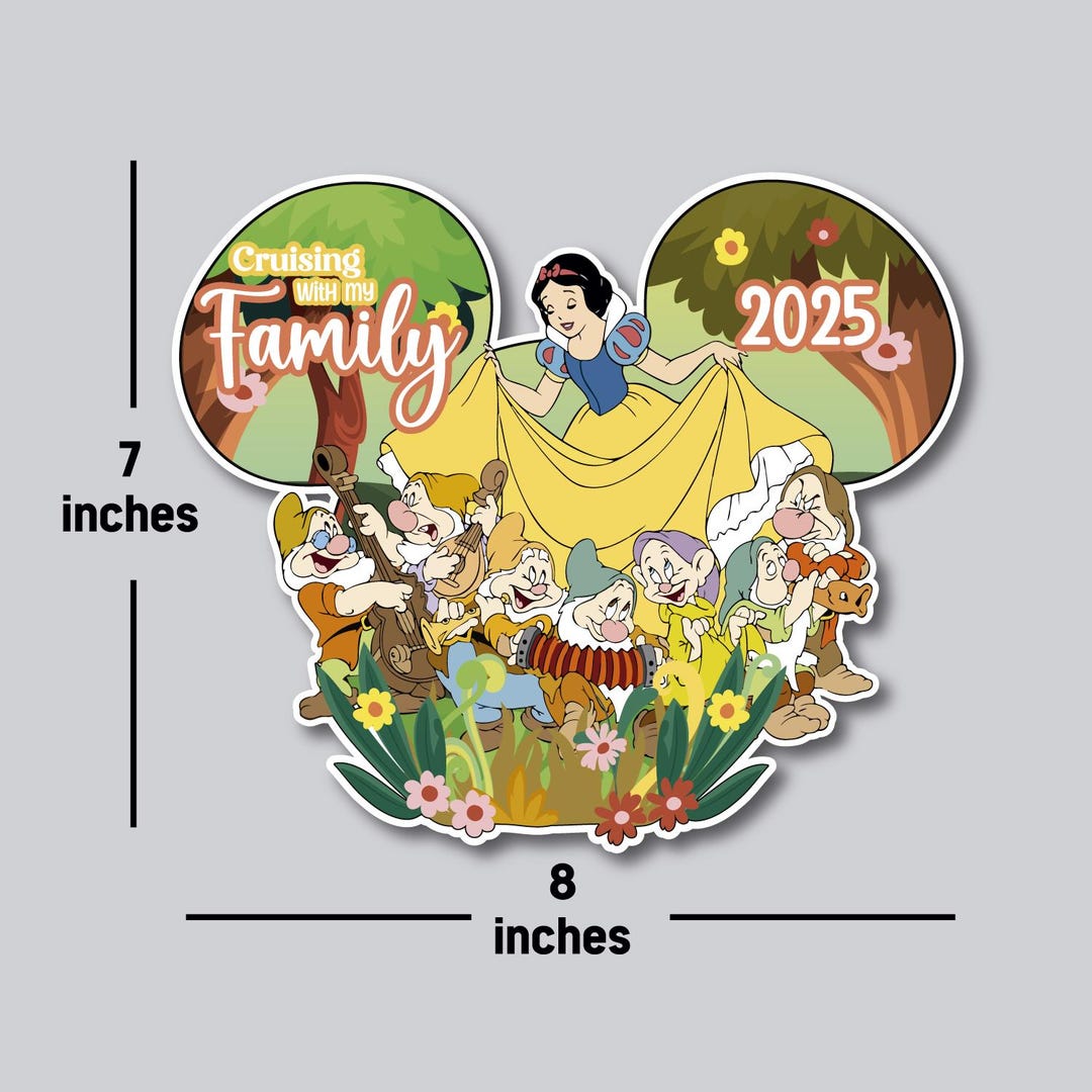 Snow White Cruise Magnet, Princess Cruise Magnets Decor, Family Cruise ...