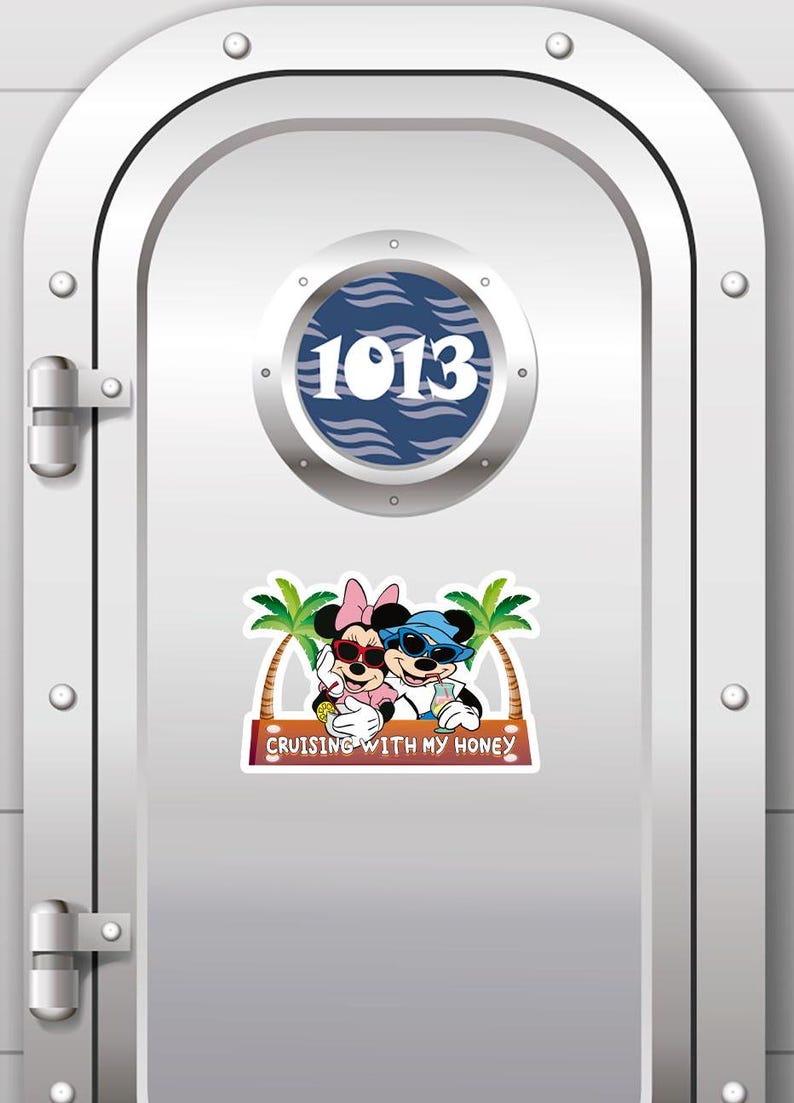 Cruise Magnets Decor, Mickey and Minnie, Personalized Magnets, Cruising ...