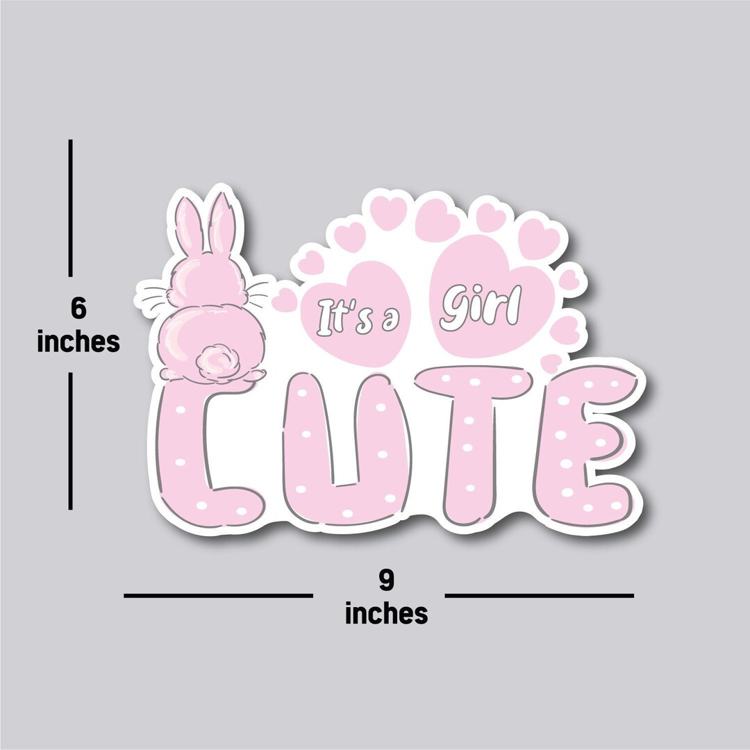 It's a Girl Magnet, Cute Baby Girl Magnets, Hospital Door Decor, Car ...