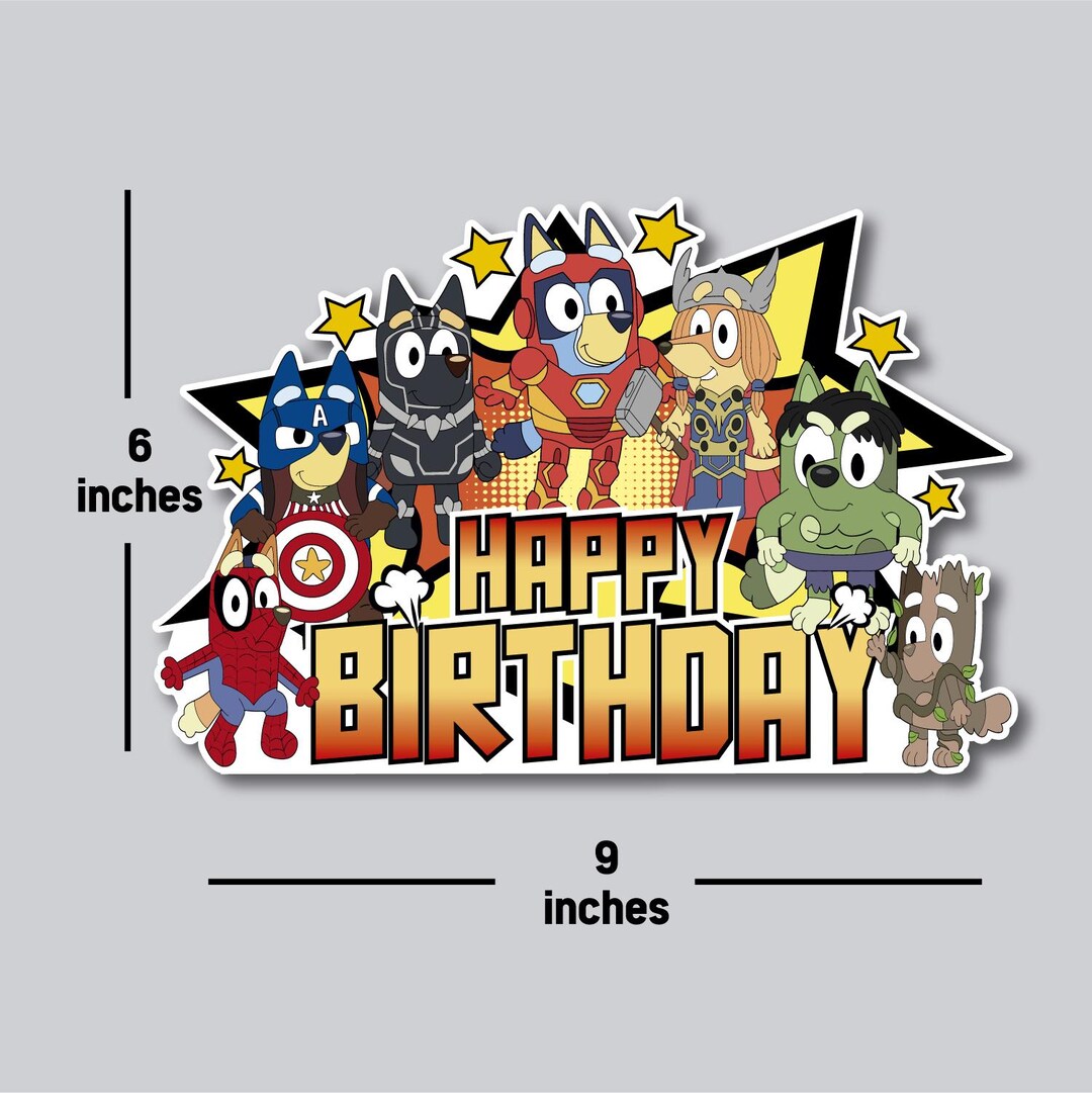 Bluey Superheroes Magnets, Cruise Magnet, Cruising Together, Cruise ...