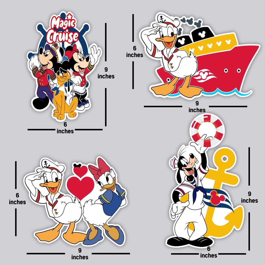 Donald and Daisy, Cruise Door Sign, Personalized Magnet, Cruise ...