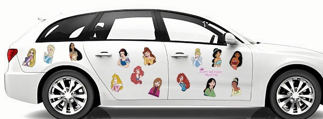 Cruise Magnet Decor, Princess Cinderella, Ariel, Elsa, Tiana, Snow ...