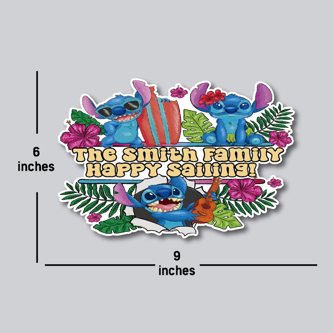 Stitch Cruise Magnet Decor, Stitch - Etsy