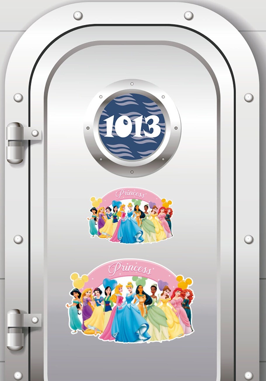 Princess Magnets Decor, Cruise Magnets Decor, Princess Cruise Door ...