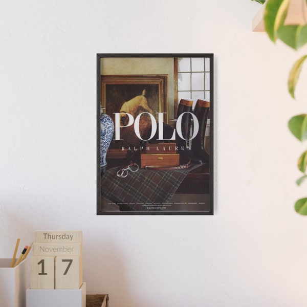 Ralph Lauren Polo Poster - Etsy
