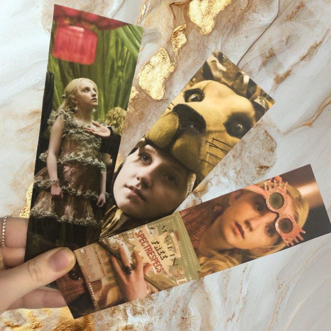 Luna Lovegood Bookmark Trio - Etsy