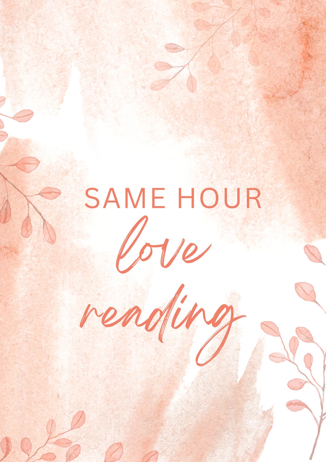 Same Hour Love Reading, Same Day Love Reading, Intuition, Twin Flame ...