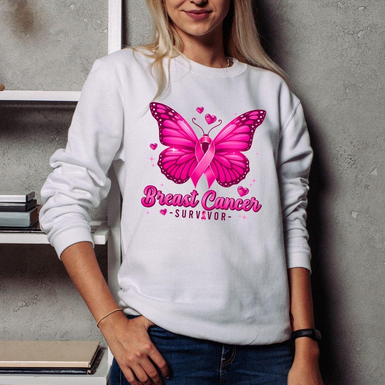 Breast Cancer Awareness Butterfly: Ribbon PNG SVG Clipart (digital ...