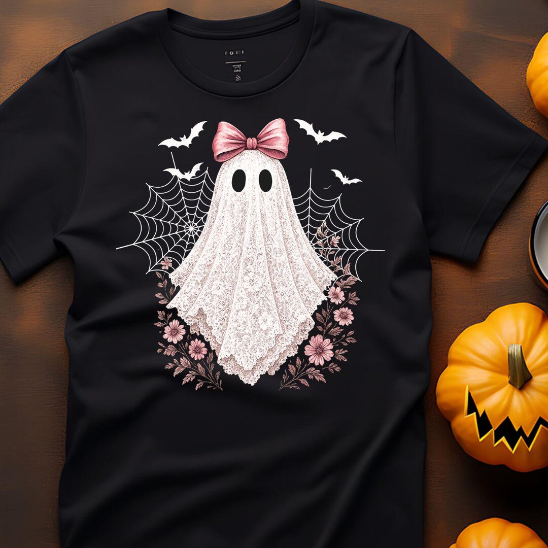 Lace Ghost Clipart, Boo in Boojee, Halloween PNG SVG (digital Download ...