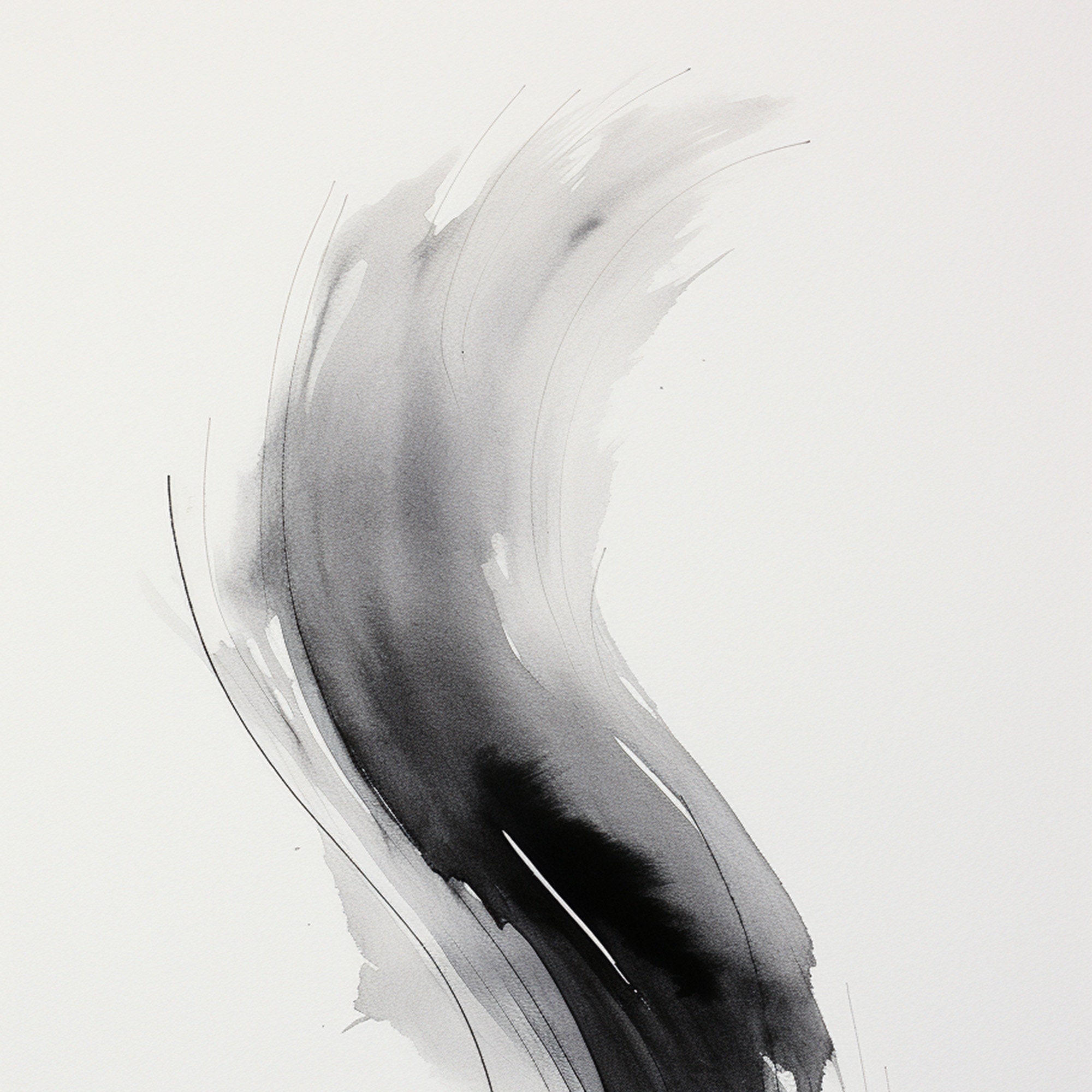 Black Abstract Art Print Living Room Wall Art Abstract - Etsy