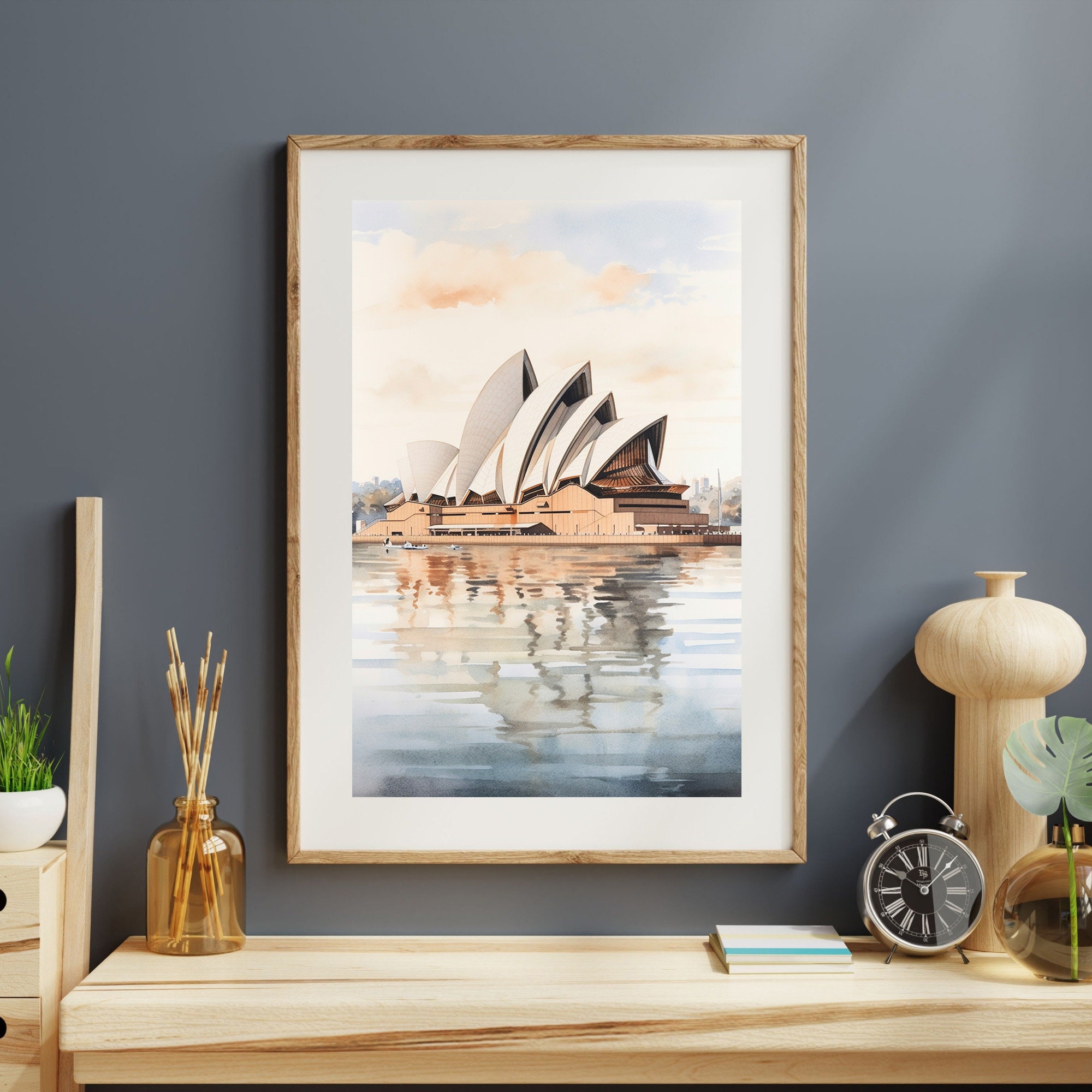Sydney Opera House Art Print Landscape Wall Art Travel - Etsy