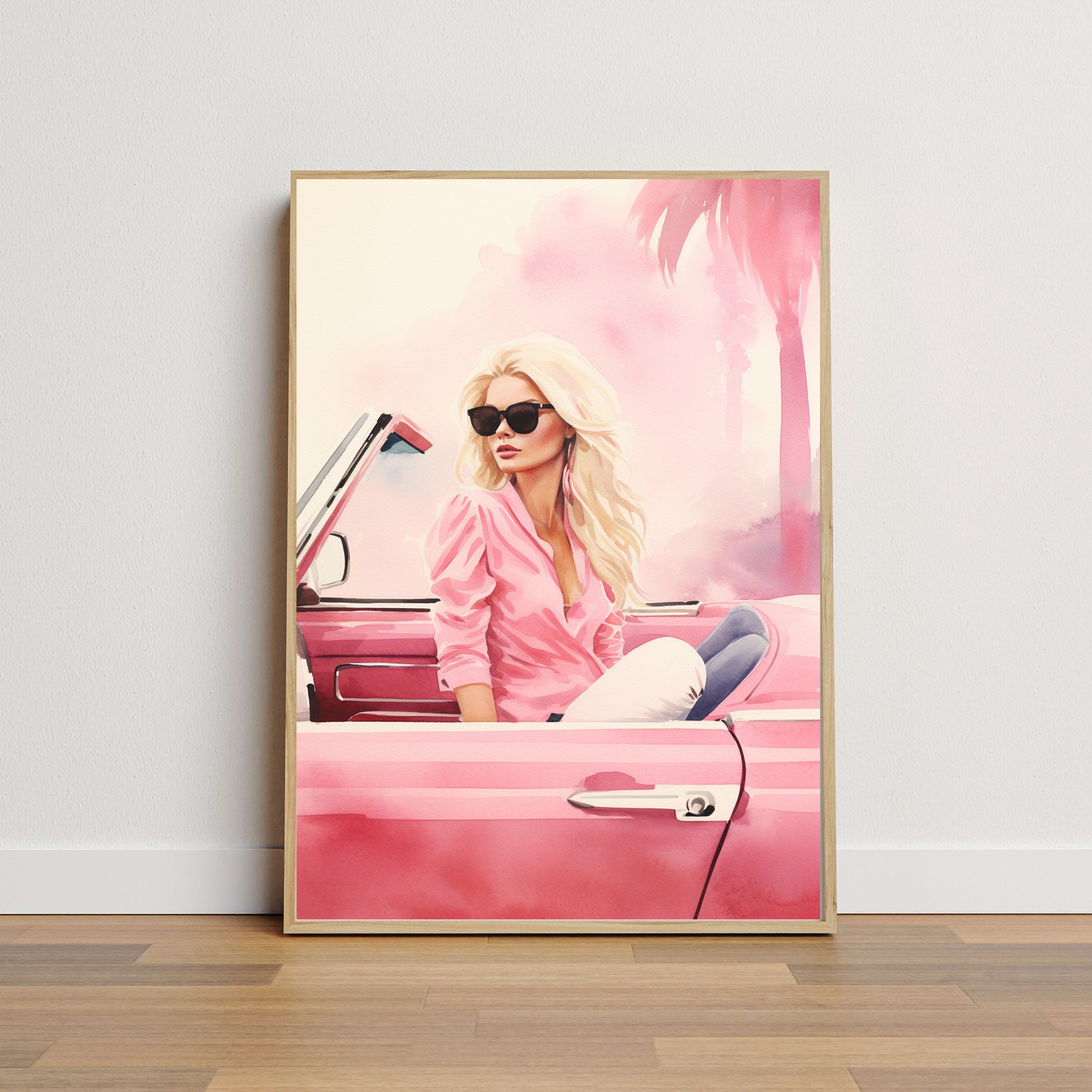 Barbie Movie Print Pink Barbie Poster Barbie Gifts Pink - Etsy