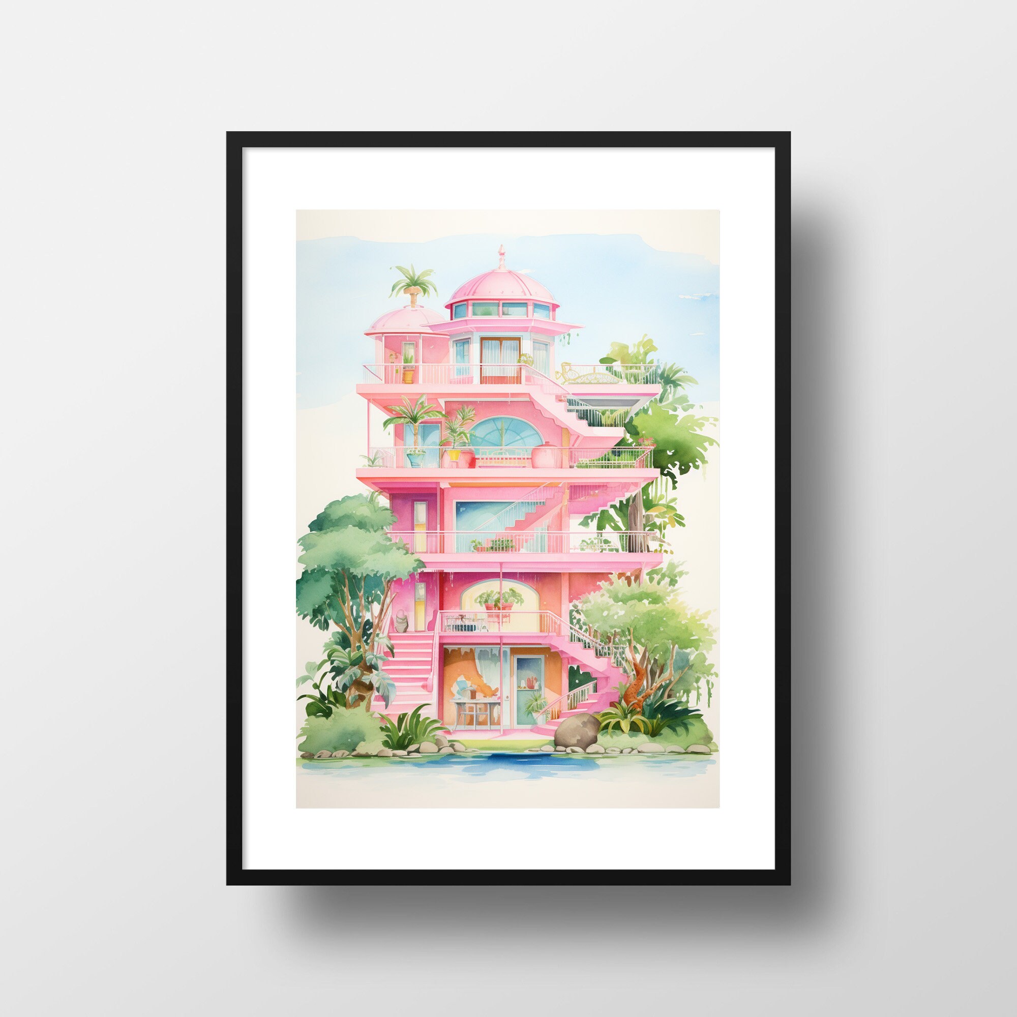 Barbie Art Print Barbie Poster Barbie Decor Glam Art Print - Etsy