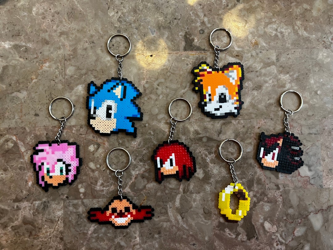 Sonic Character Keychains - Etsy