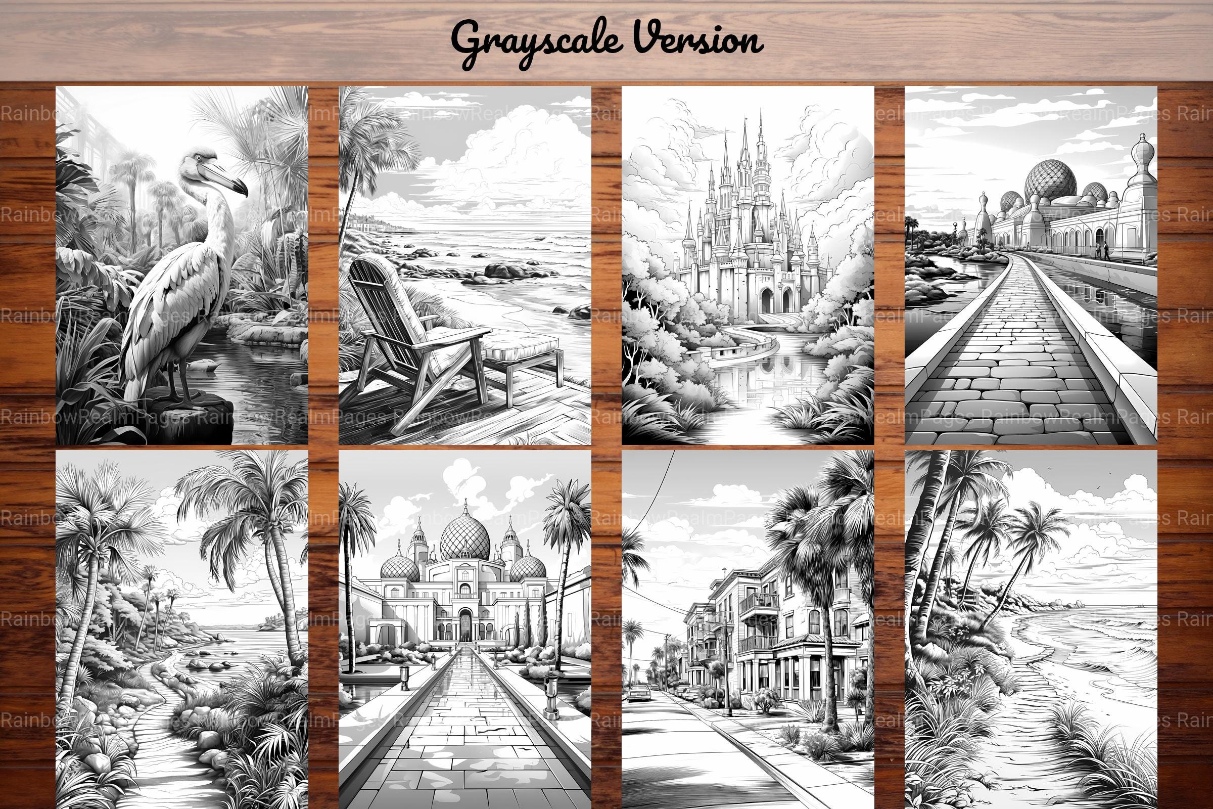 Europe Travel Coloring Pages for Adults and Kids - 51 Geography ...