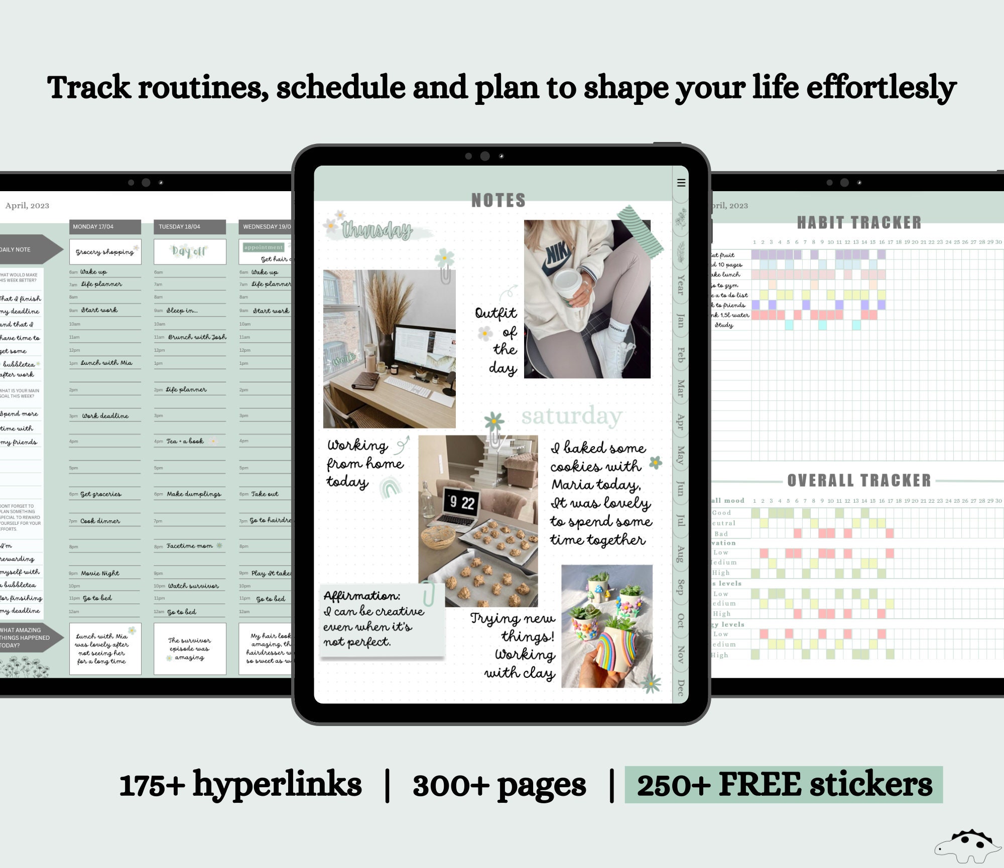 Digital Planner 2023 Cute Digital Planner Dated Life Planner - Etsy