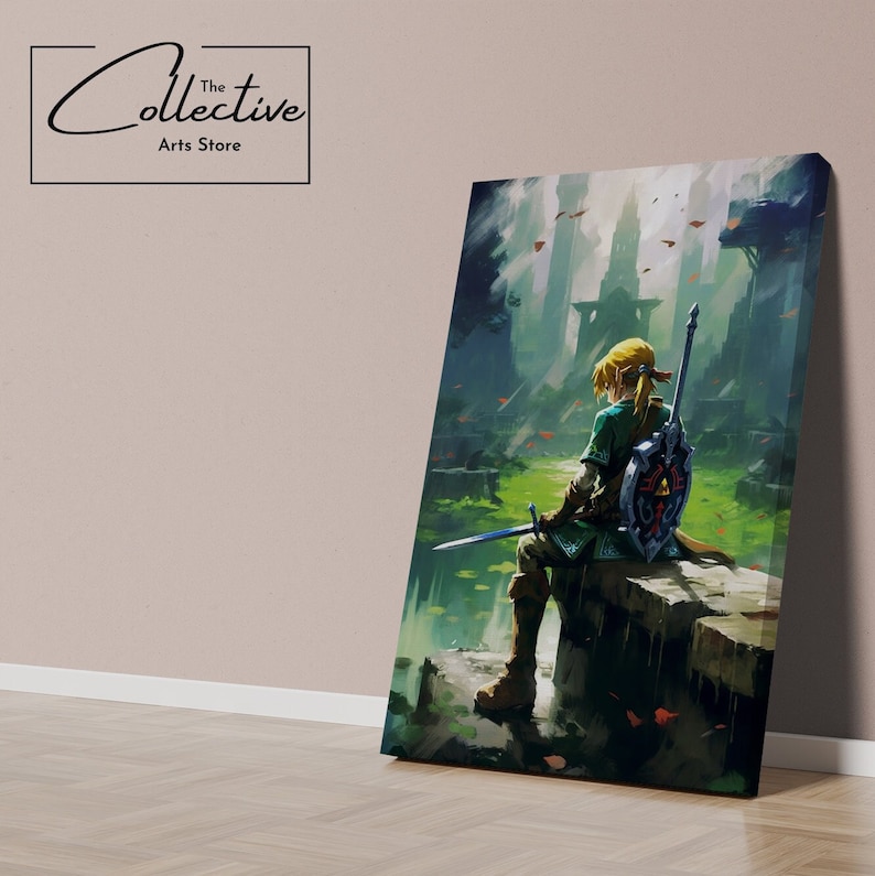 Zelda Poster Zelda Fan Gift Game Room Link Zelda Poster the Legend of ...