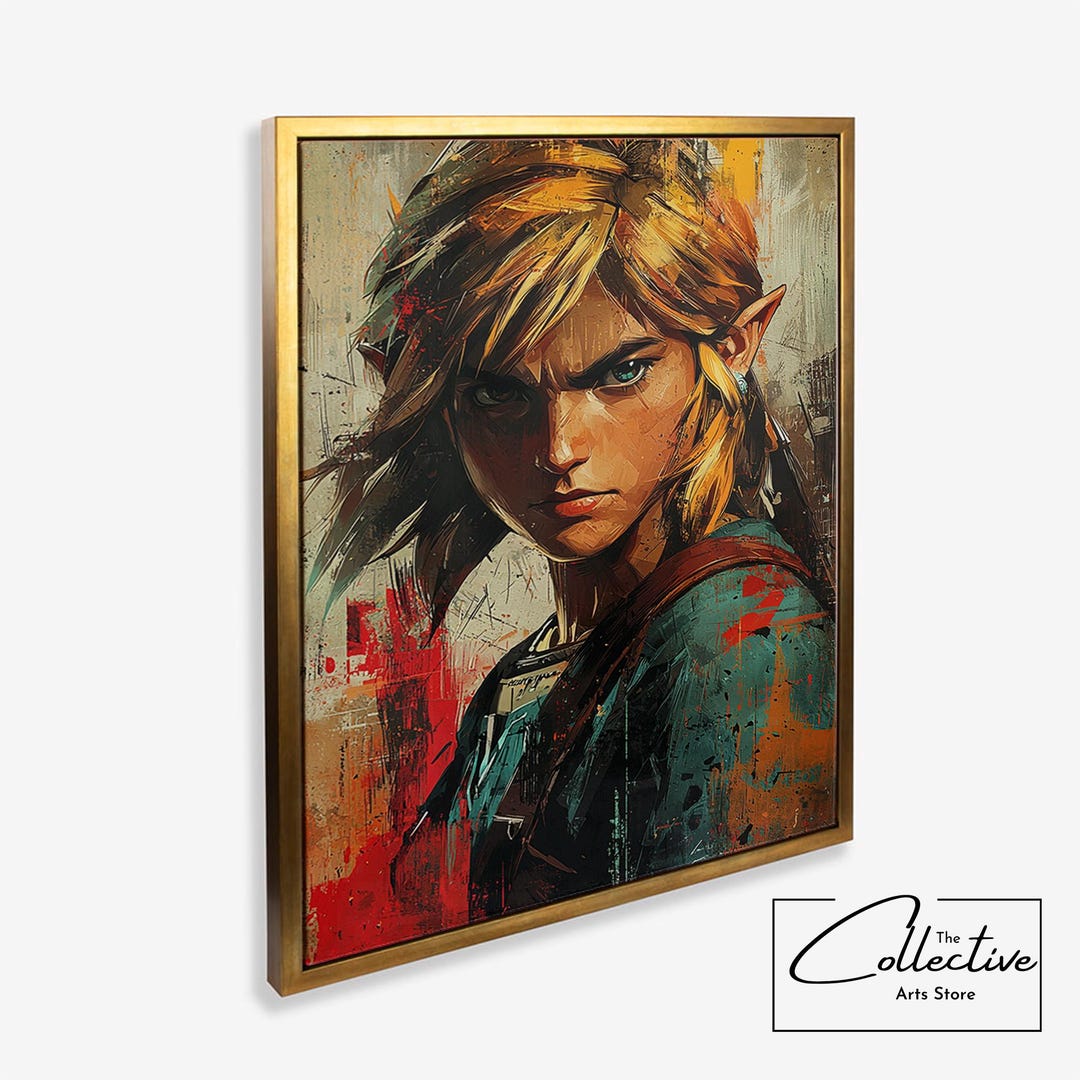 Zelda Painting, the Legend of Zelda, Tears of the Kingdom, Ocarina of ...