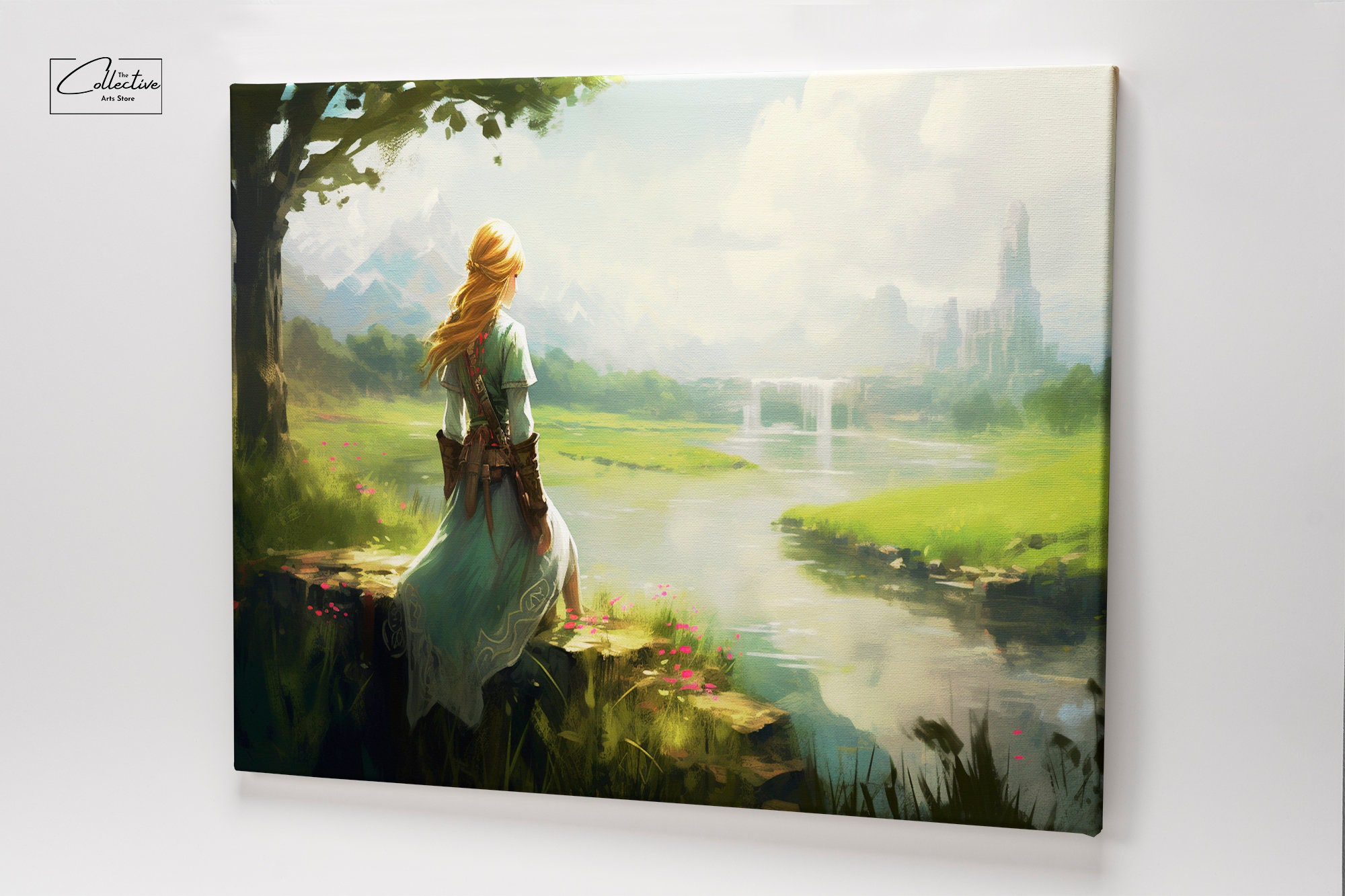 Legend of Zelda Poster Zelda Fan Art Gaming Wall Decor Breath of the ...